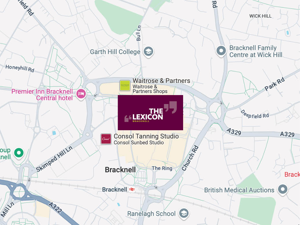 The Lexicon Bracknell Location and Directions | Find Us